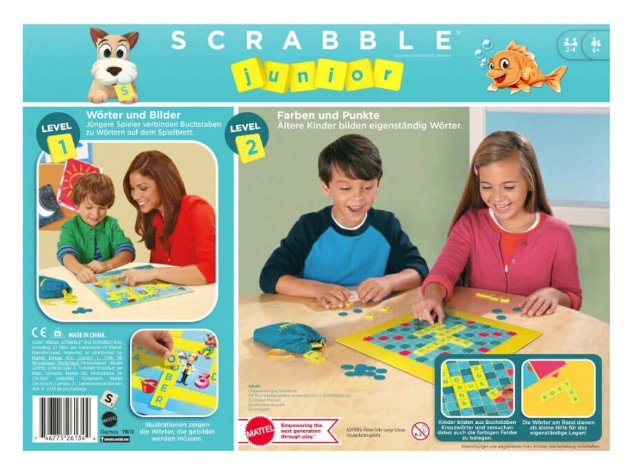 Scrabble Junior - Kinderspiel von mattel online kaufen