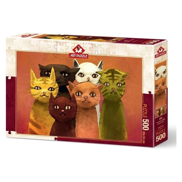 The Team of Cats Puzzle von Art Puzzle online kaufen