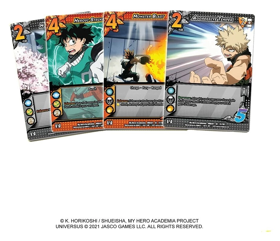 My Hero Academia Collectible Card Game - Izuku Midoriya vs. Katsuki ...
