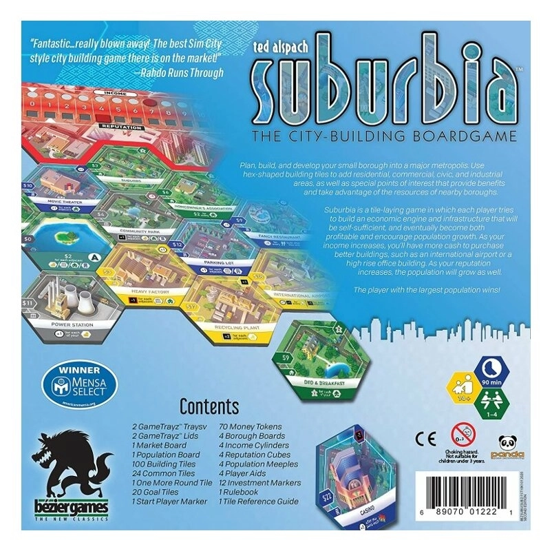 Suburbia 2nd Edition - EN - board game von Bézier Games online kaufen