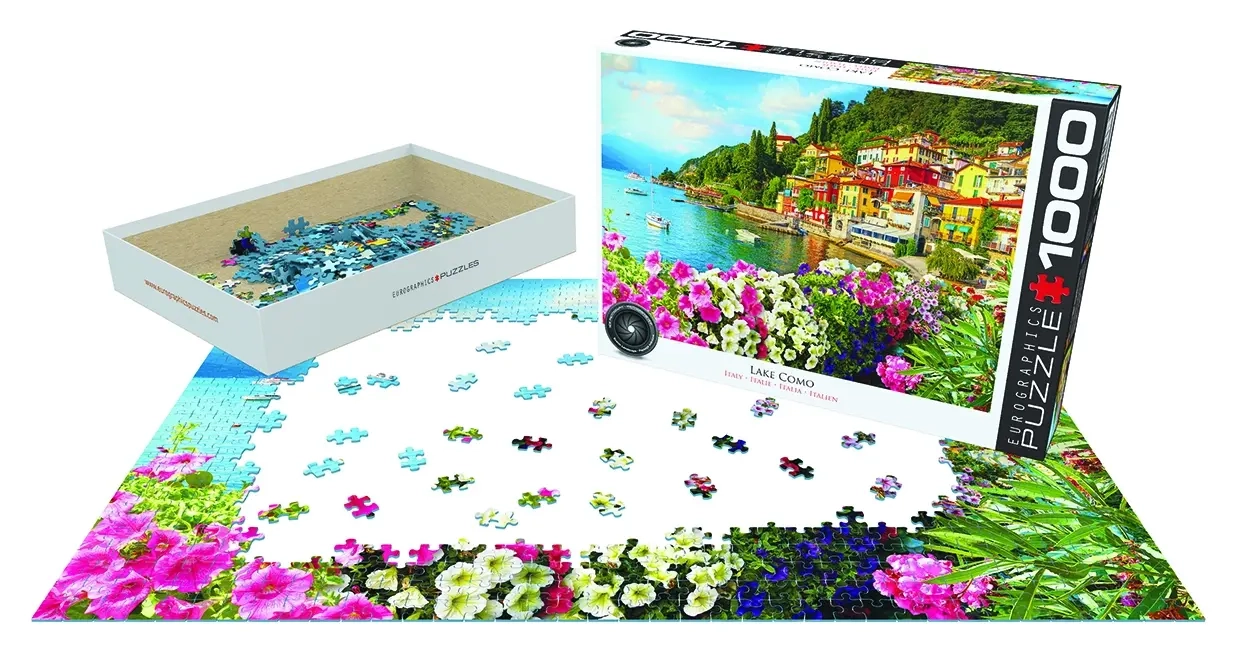 Comer See, Italien - 1000 Teile Puzzle von Eurographics online kaufen