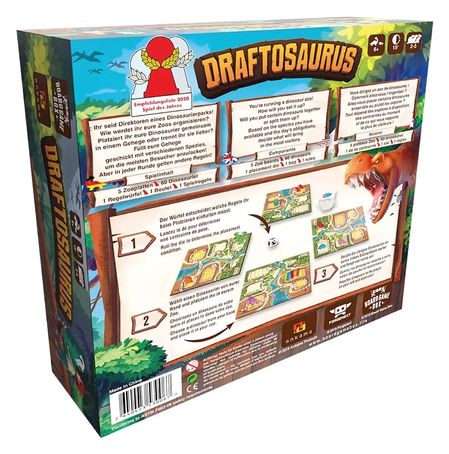 Draftosaurus online kaufen - Brettspiel von Board Game Box