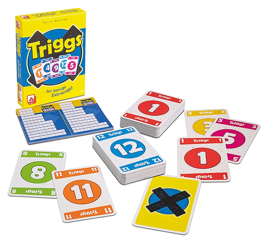 Triggs – Zur Genüge Extrazüge! - Kartenspiel von Nürnberger Spielkarten